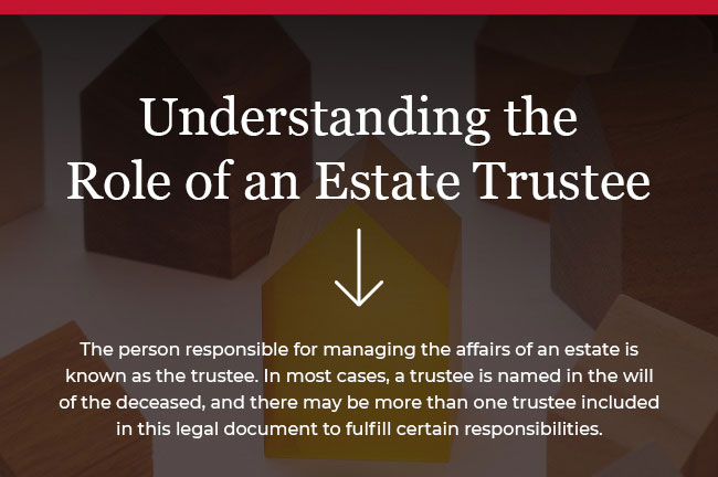 Understanding the Role of an Estate Trustee [infographic]